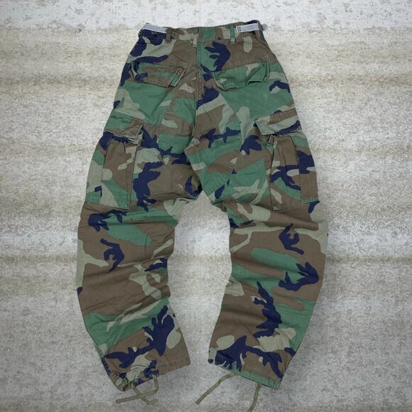 Military | Pants | Vintage Military Woodland Camo Tactical Pants Baggy ...